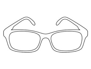 Printable Sunglasses Template - template.insidethehood.com