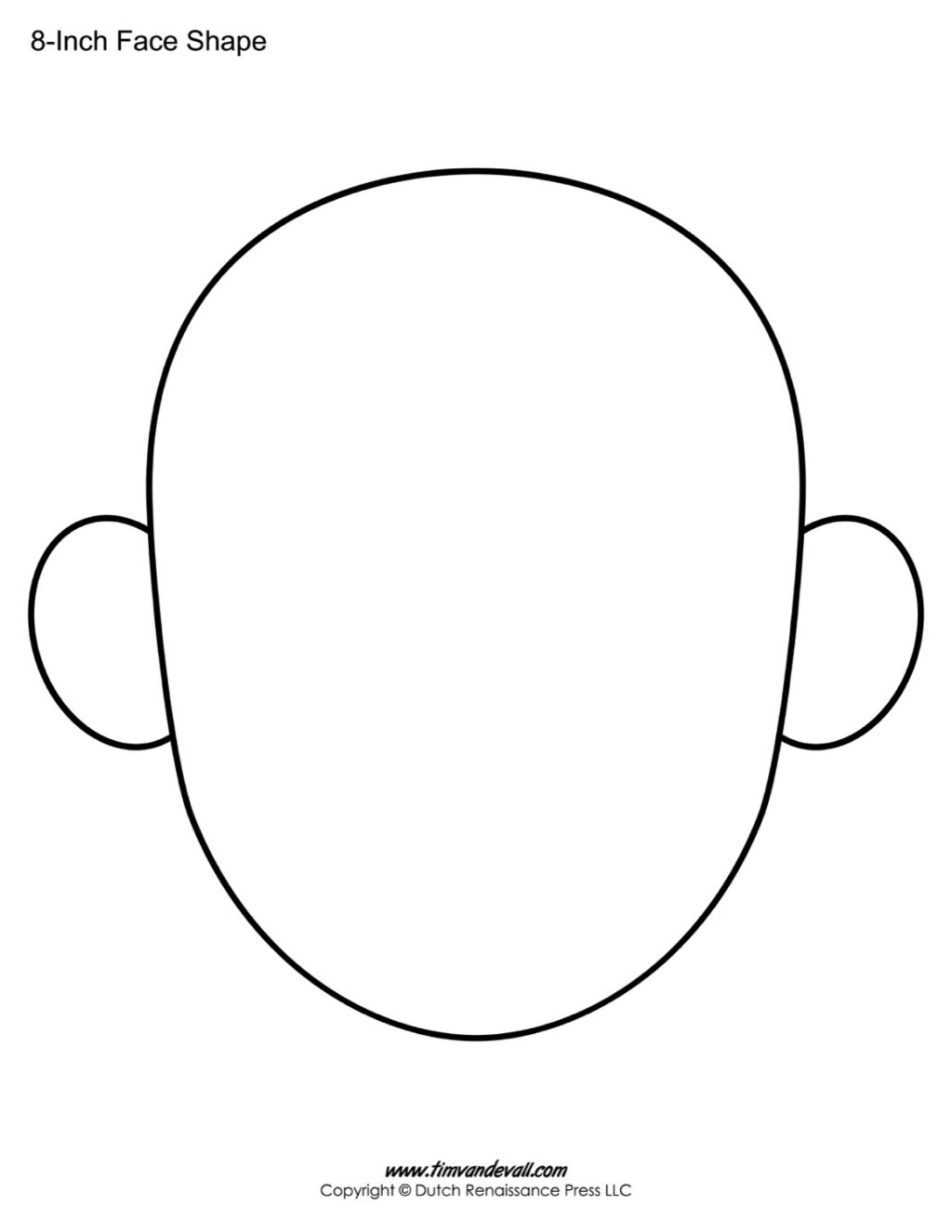 Face Printable Template - template.insidethehood.com