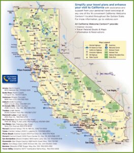 Printable Map Of California - template.insidethehood.com