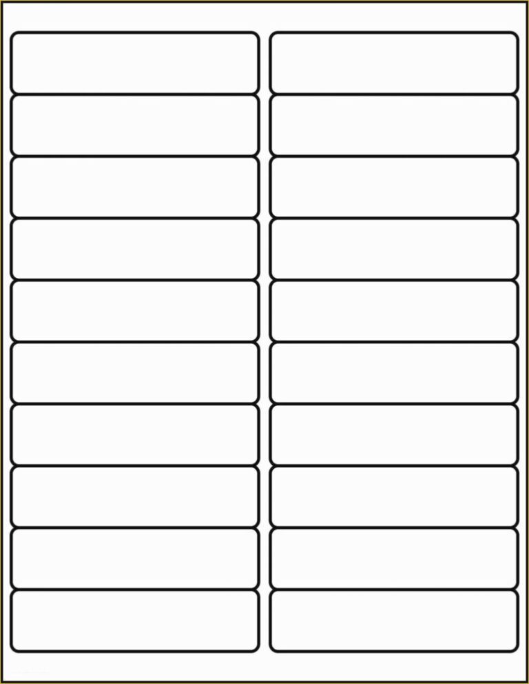 Printable Avery Label Template 5366 - template.insidethehood.com