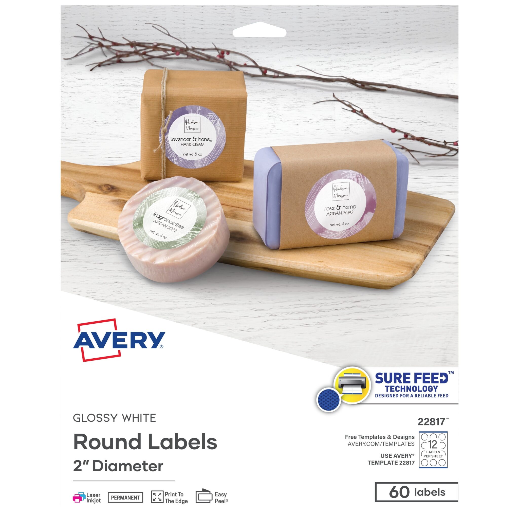 2 Avery Round Printable Labels - template.insidethehood.com