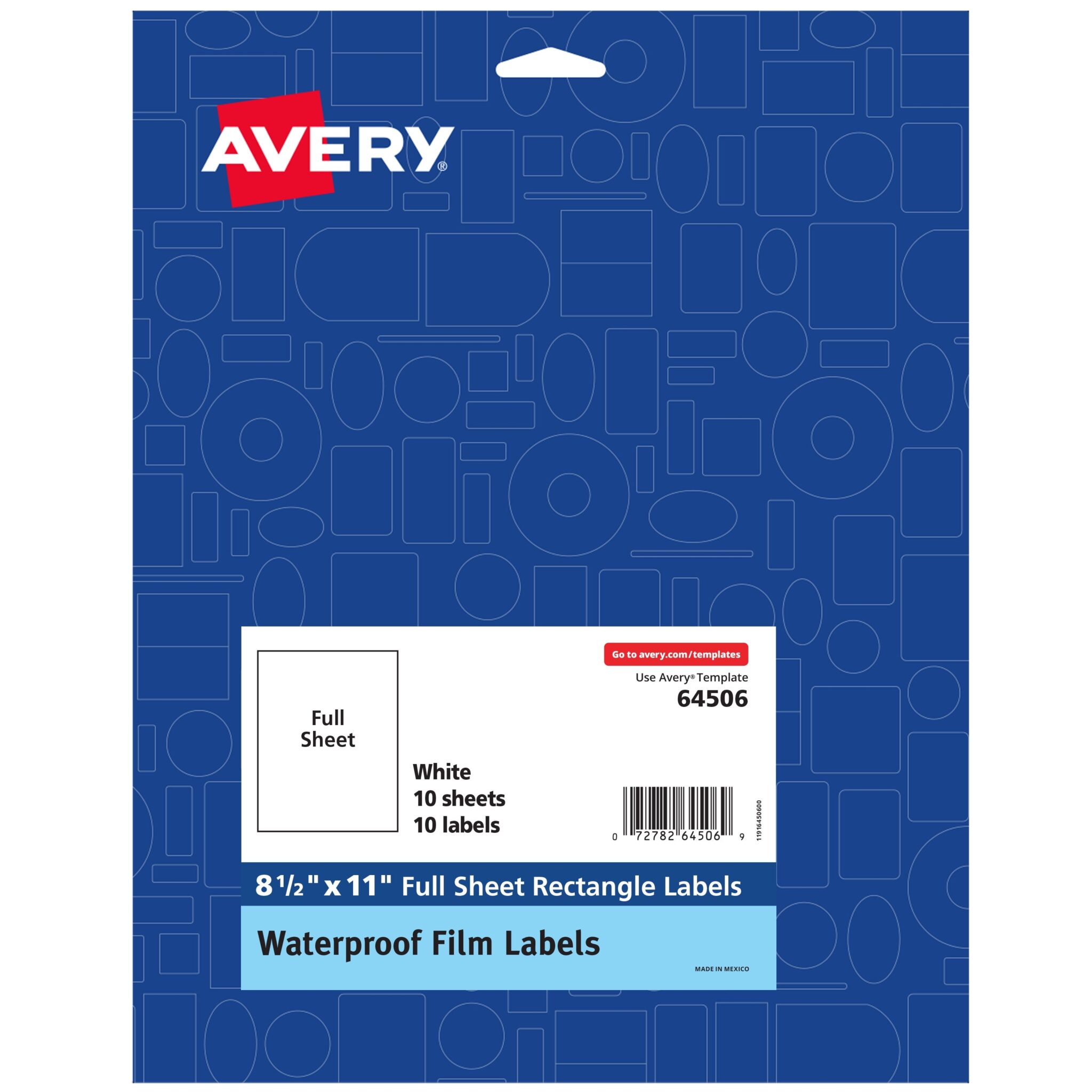 Avery Printable Waterproof Labels - template.insidethehood.com